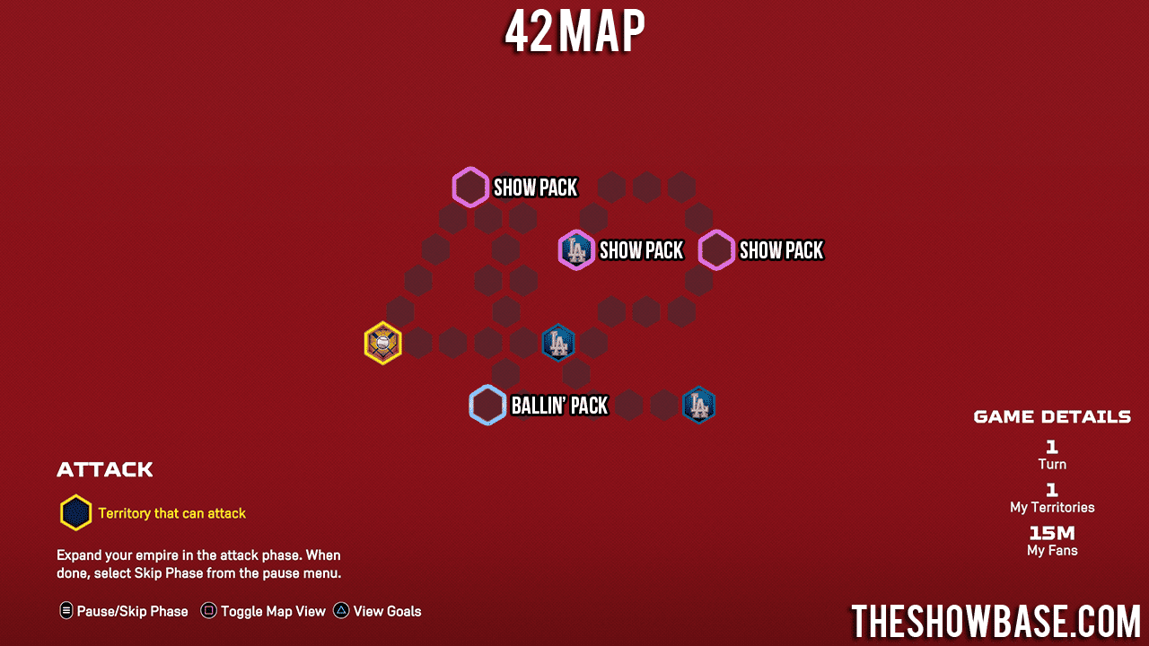 42 Map Conquest Hidden Rewards MLB The Show 25